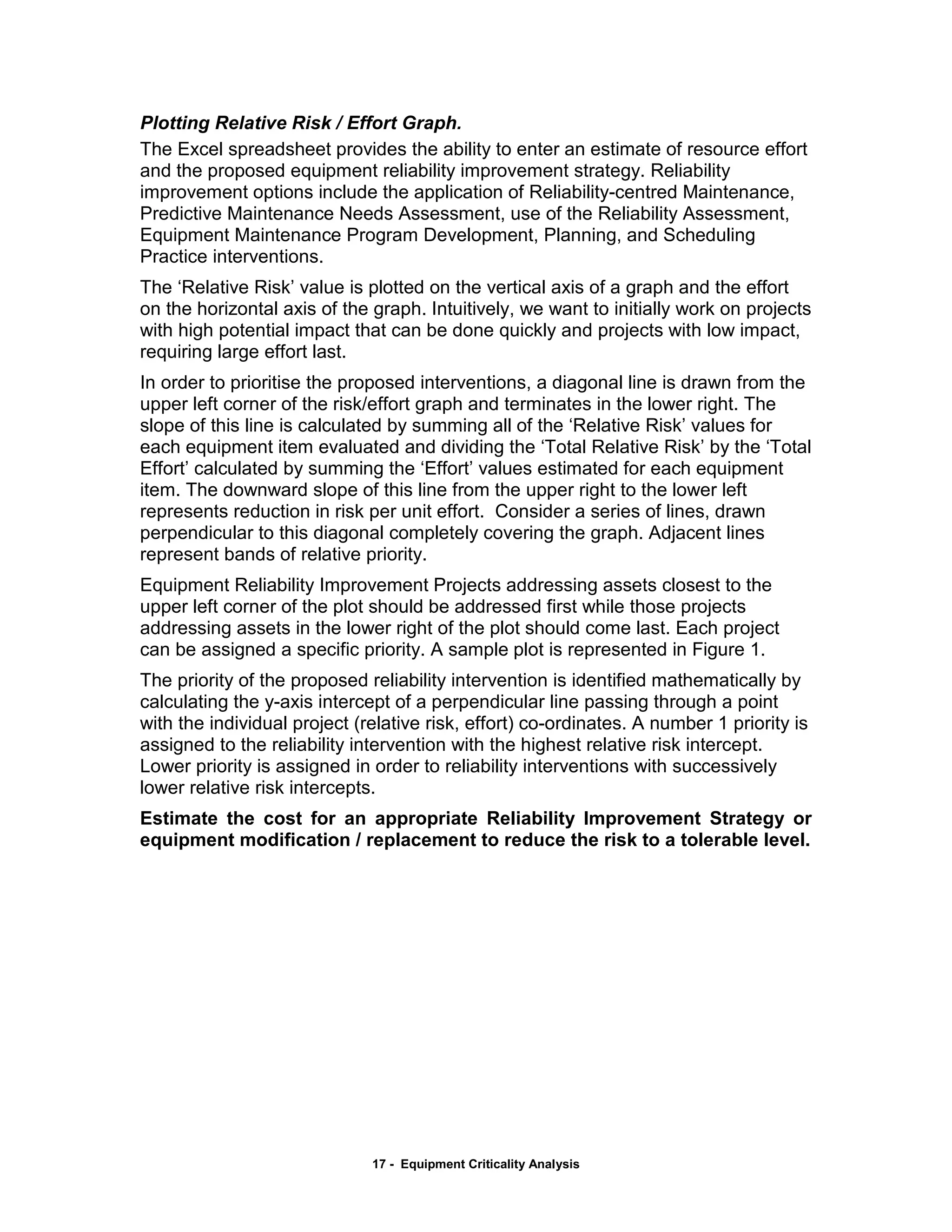 Equipment Criticality Analysis | PDF