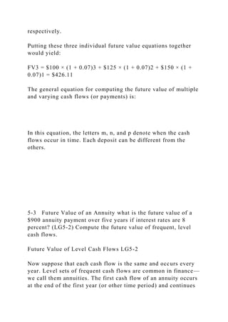 Chapter 5 5-1 Future Value Compute the future value in y.docx