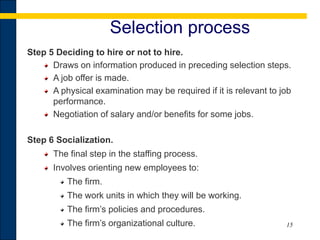 Chapter 5, 6, 7, 8 - staffing | PPTX