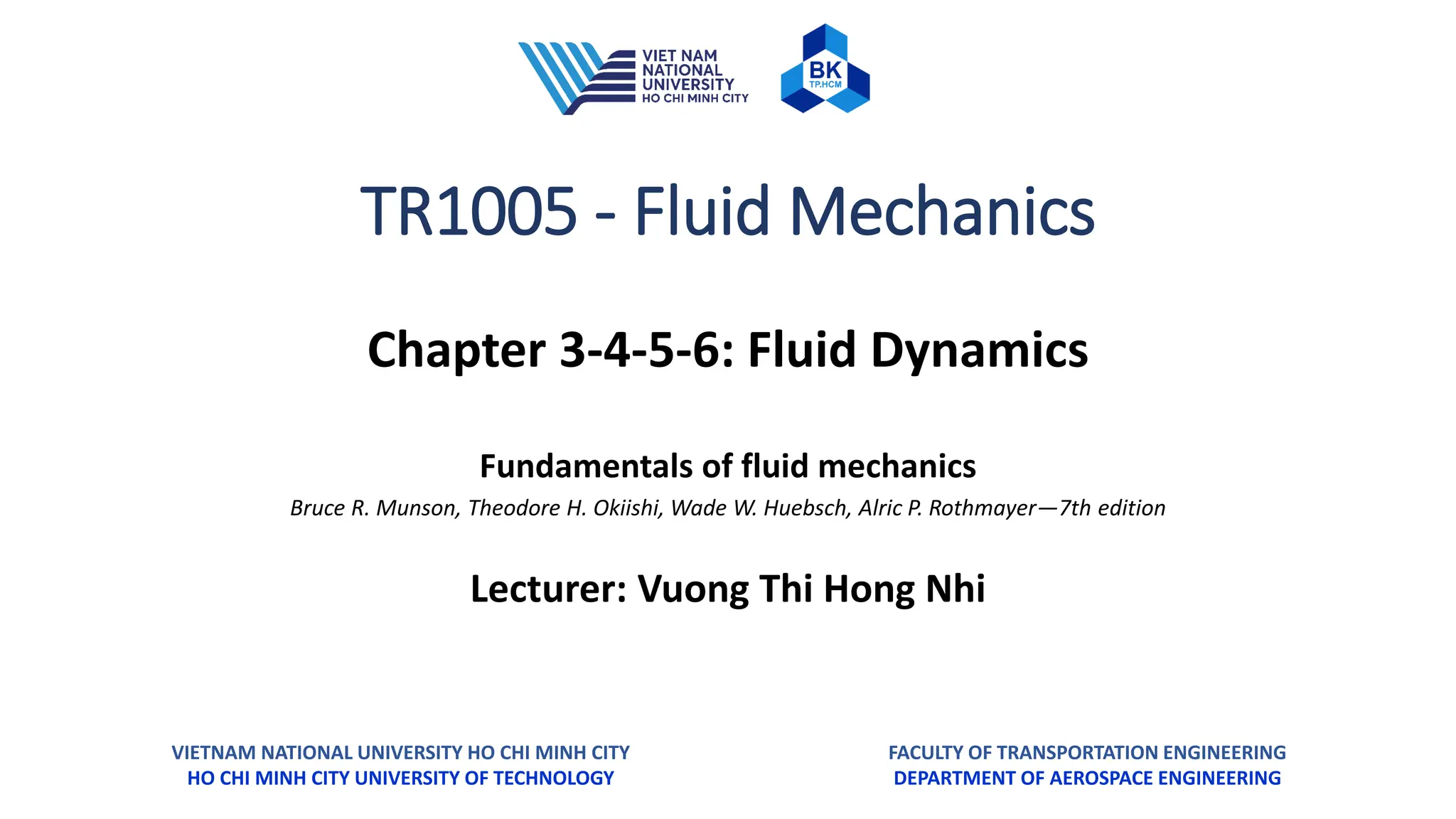Chapter_5_6_Fluid Dynamics.pdf. Base on Munson book | PDF