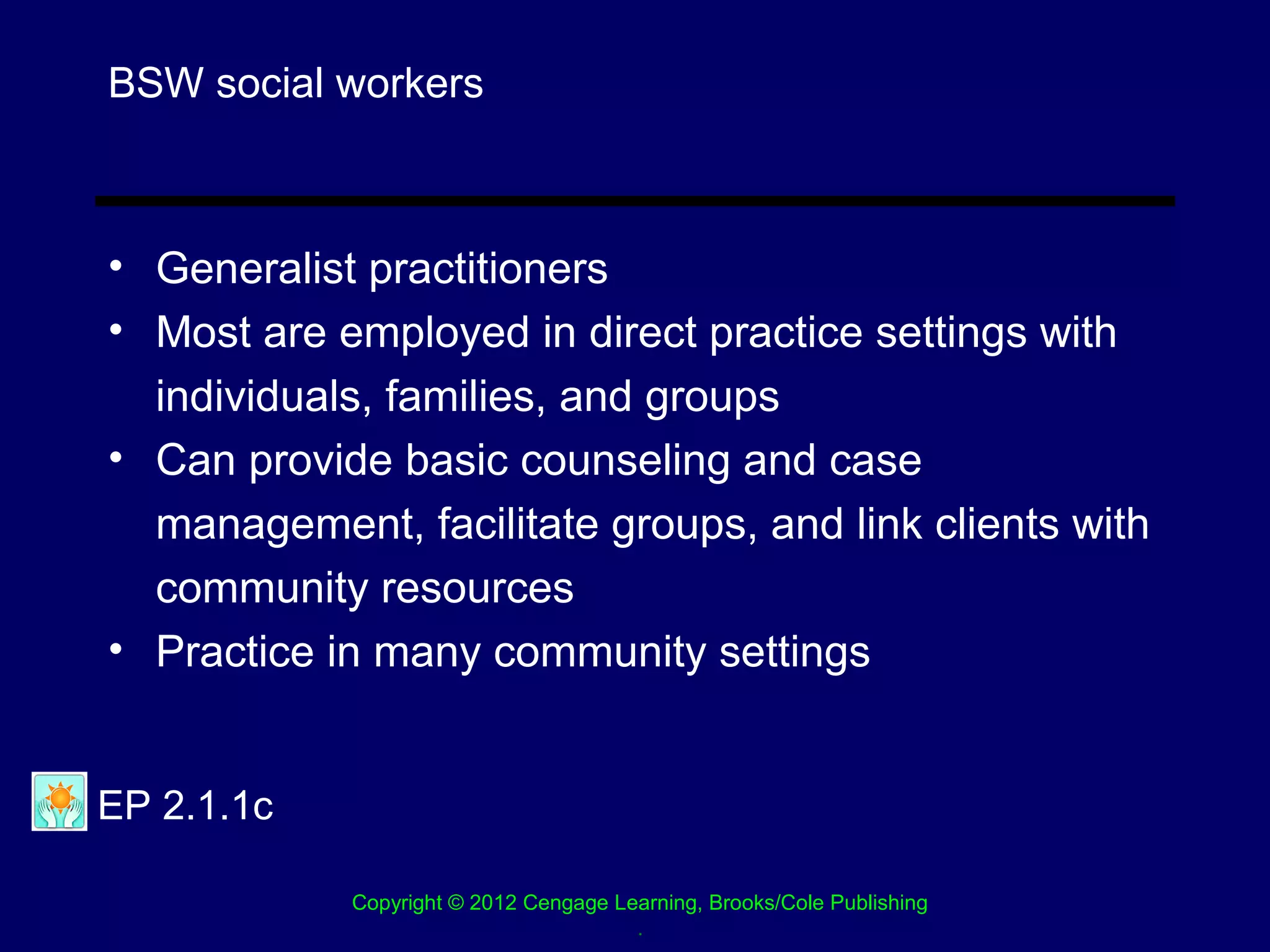 Chapter 5 Social Work Practice with Individuals, Familie and Groups | PPT