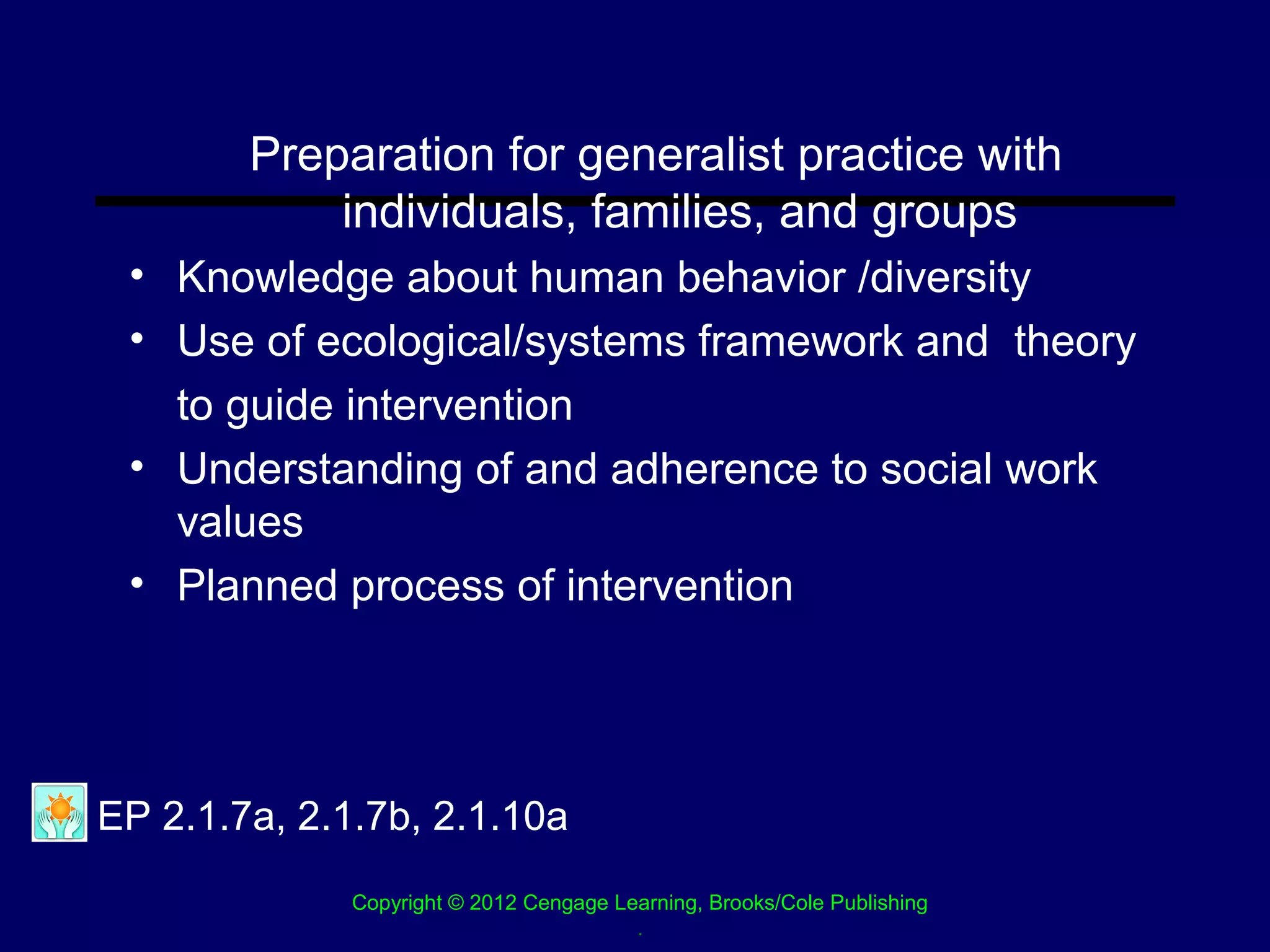 Chapter 5 Social Work Practice with Individuals, Familie and Groups | PPT