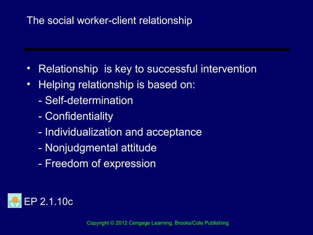 Chapter 5 Social Work Practice with Individuals, Familie and Groups ...