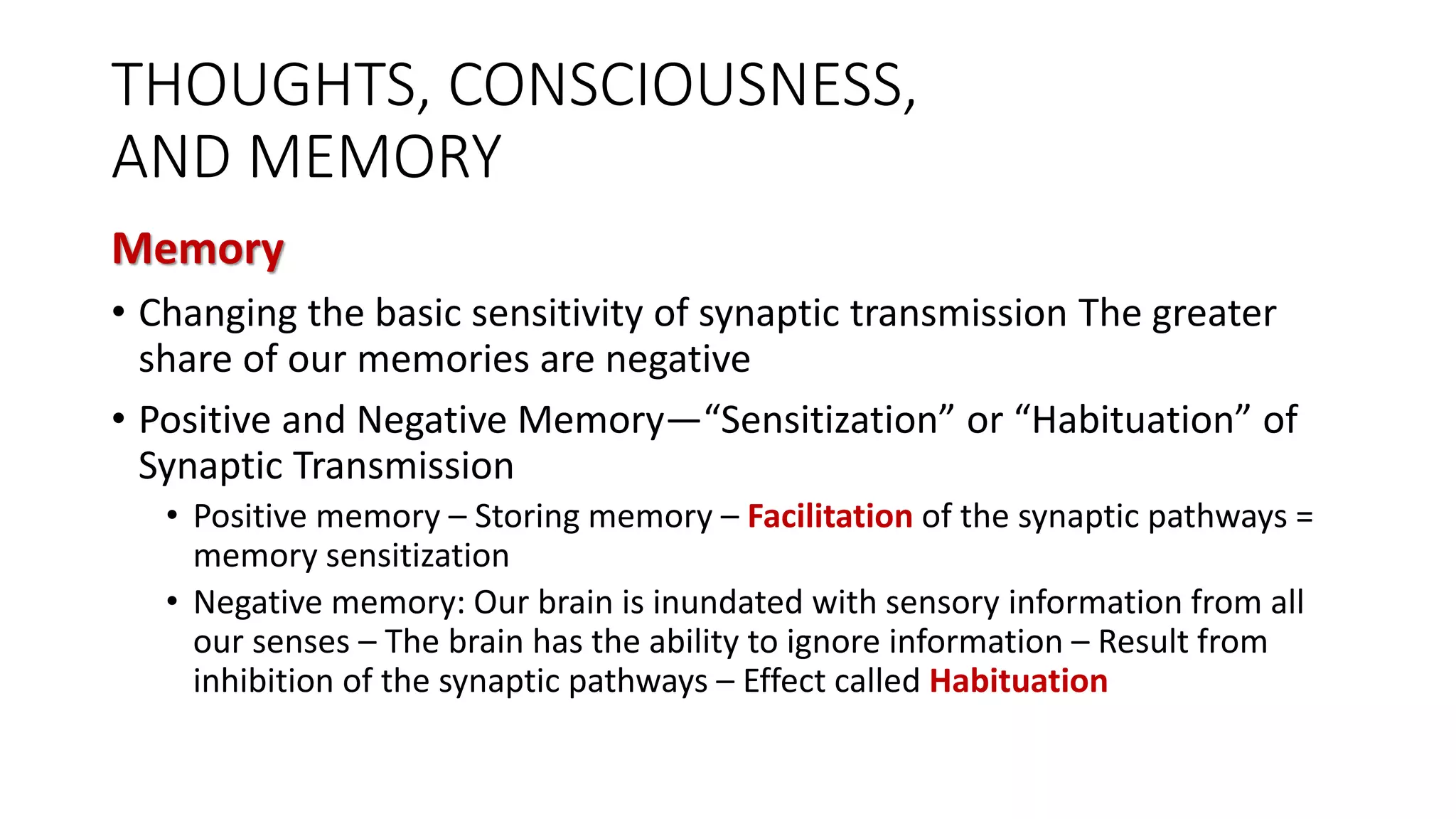 Chapter 58 cerebral cortex, intellectual functions | PPTX
