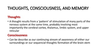 Chapter 58 cerebral cortex, intellectual functions | PPTX