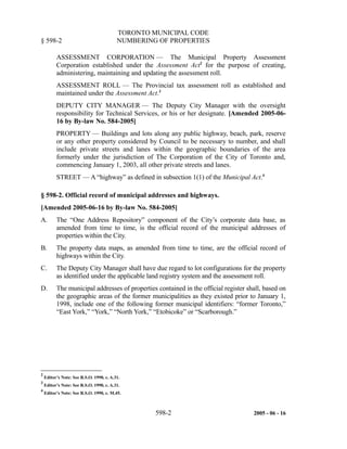 Chapter 598 Official Version Numbering Of Properties | PDF