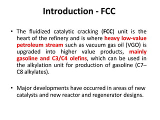 Fluid Catalytic Cracking Animation