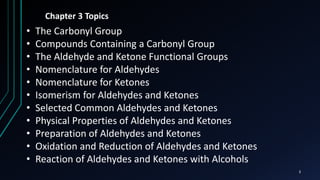 Chapter 5 Aldehydes and Ketones | PPTX