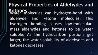 Chapter 5 Aldehydes and Ketones | PPTX