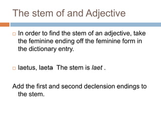 Chapter 5 Adjectives | PPT