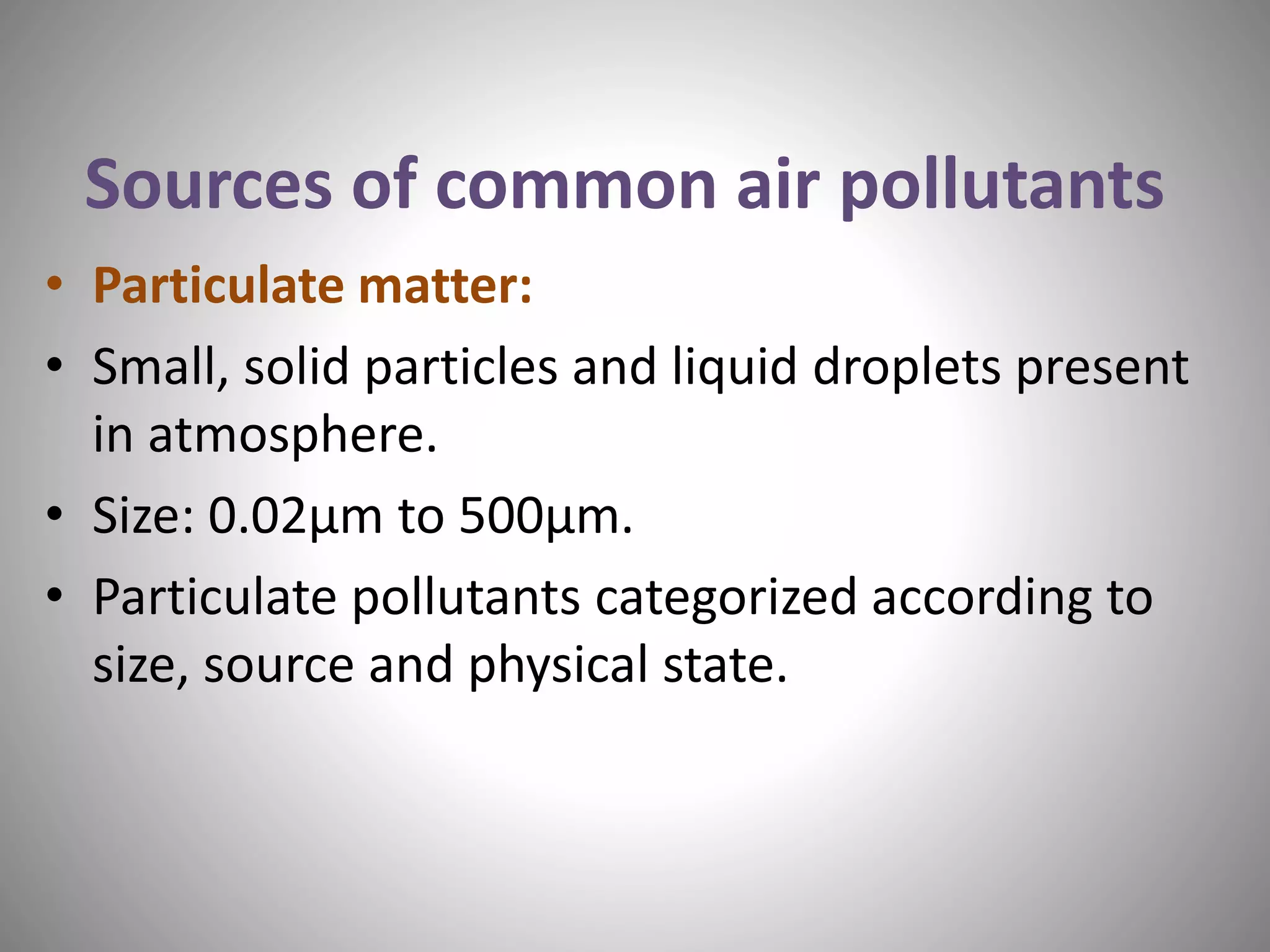 air pollution | PPTX