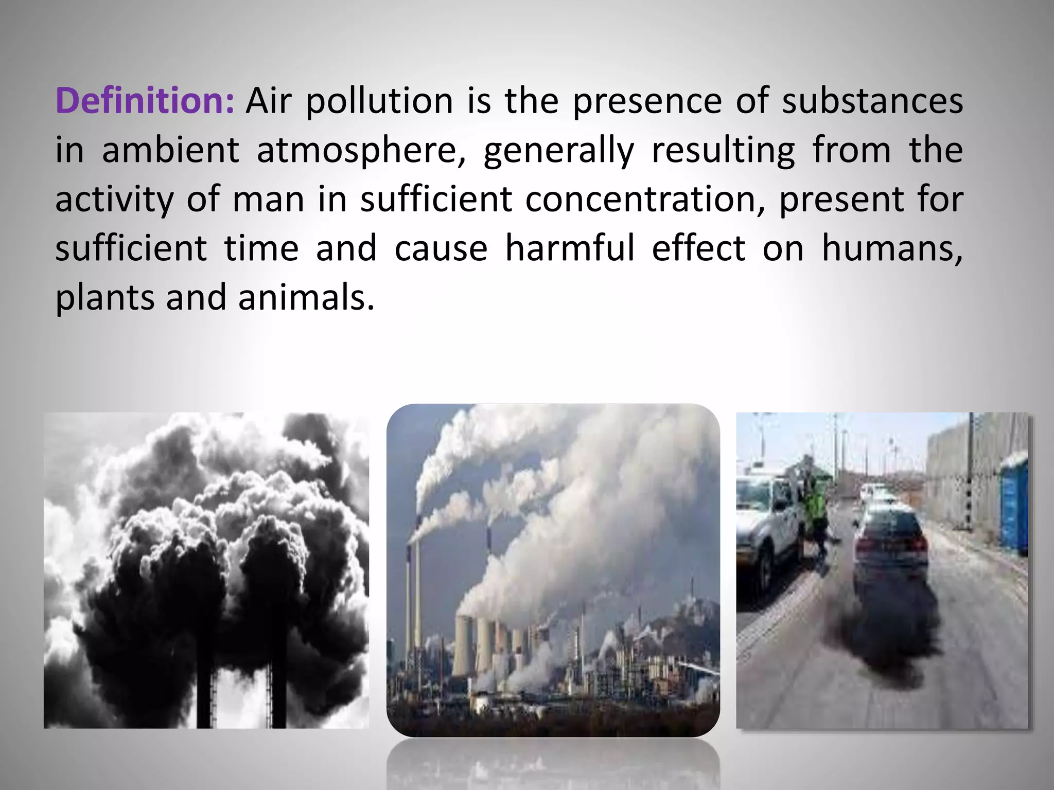 air pollution | PPTX