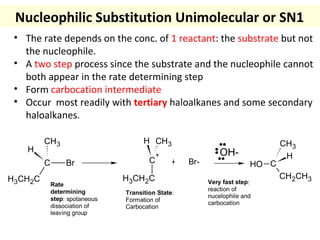 Chapter 8 Alkyl halides | PPT
