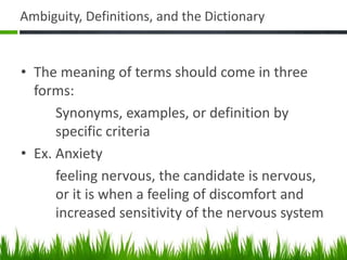 Chapter 5 ambiguity | PPT