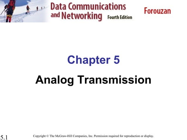 Chapter 5 analog transmission computer_network | PPT