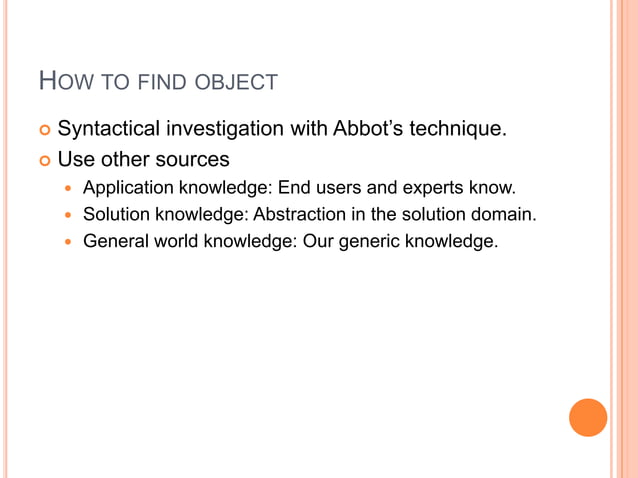 Object Modelling in Software Engineering | PPT