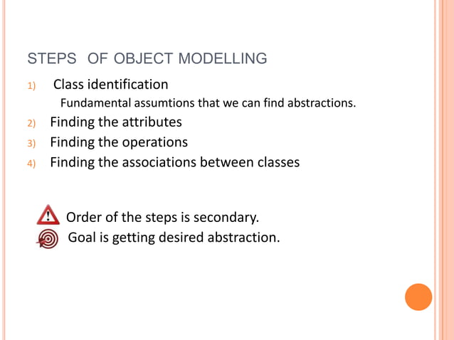 Object Modelling in Software Engineering | PPT
