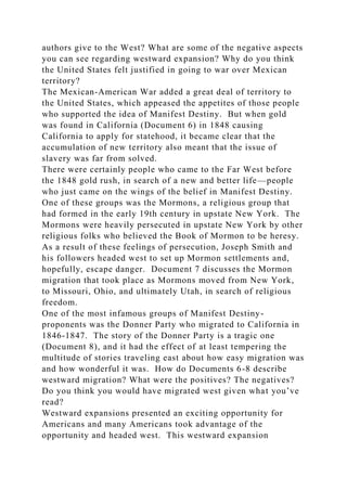 CHAPTER 5 ANTEBELLUM WEST, Uprooting and Upheaval, 1820-1860C.docx