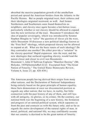 CHAPTER 5 ANTEBELLUM WEST, Uprooting and Upheaval, 1820-1860C.docx