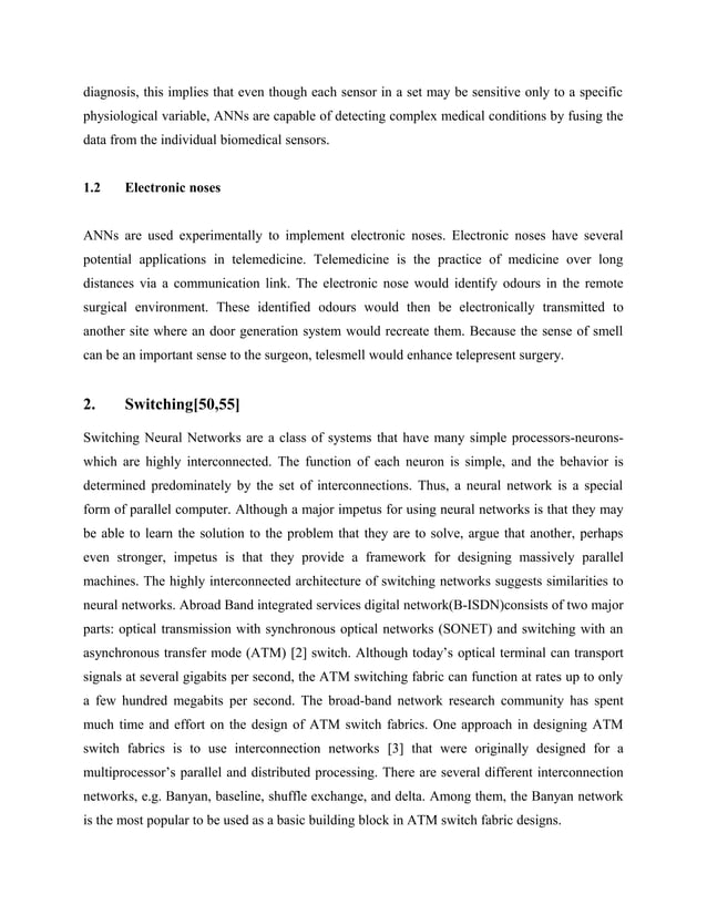 Chapter 5 applications of neural networks | PDF
