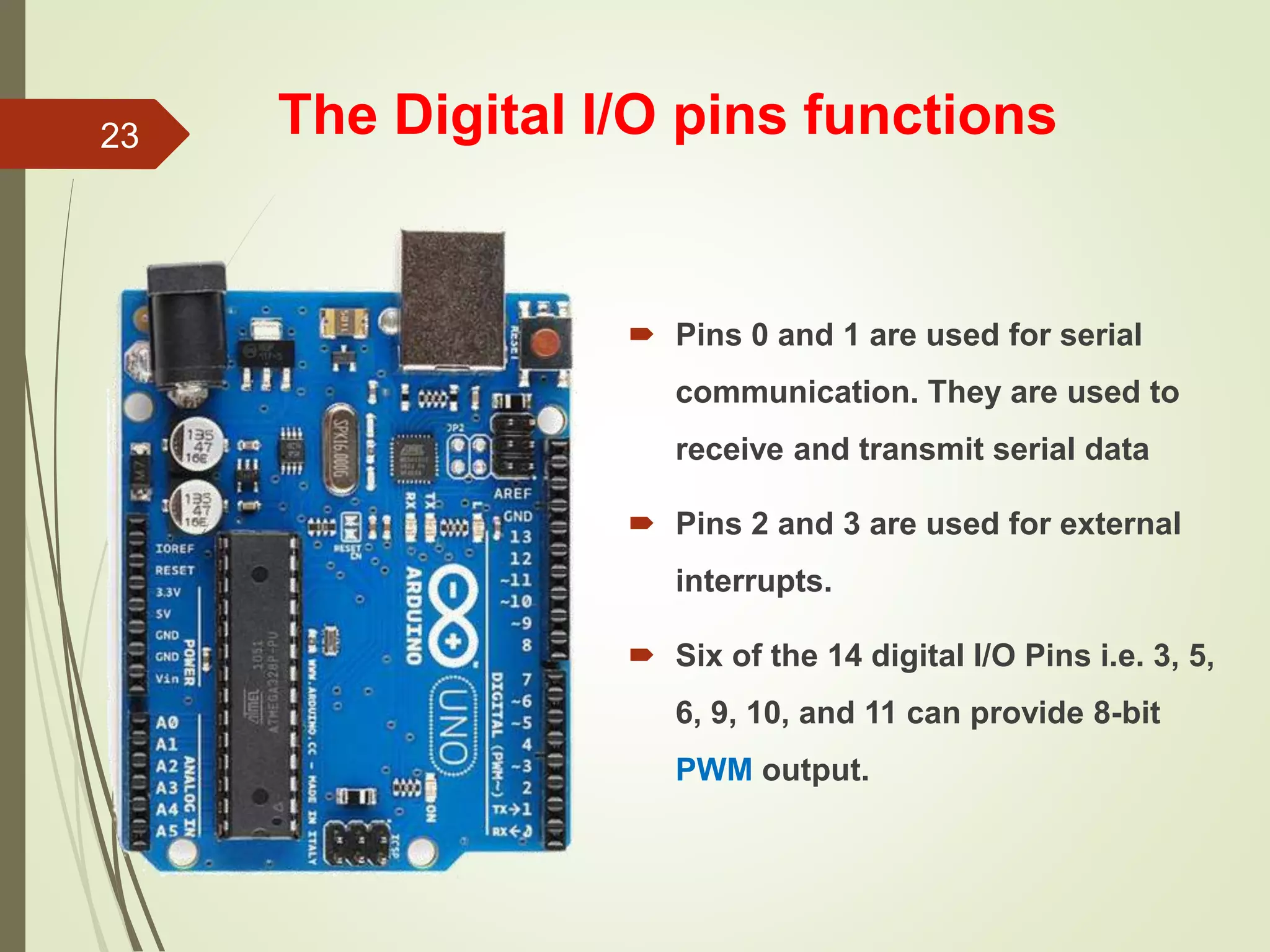 Chapter 5 Arduino Microcontroller Systems .pptx Chapter 5 Arduino Microcontroller Systems .pptx
