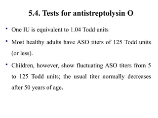 Chapter 5 ASO Serology.ppt inflamation serology | PPT