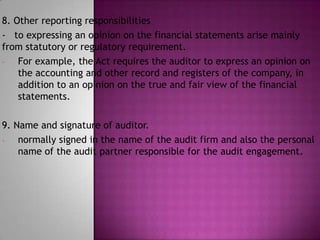 Audit Report | PPTX
