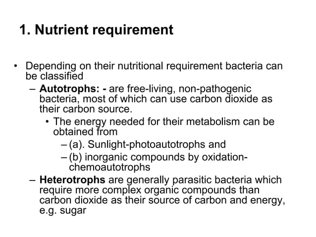 Chapter 5 Bacterial metabolism and Growth.ppt | Chemistry | Science