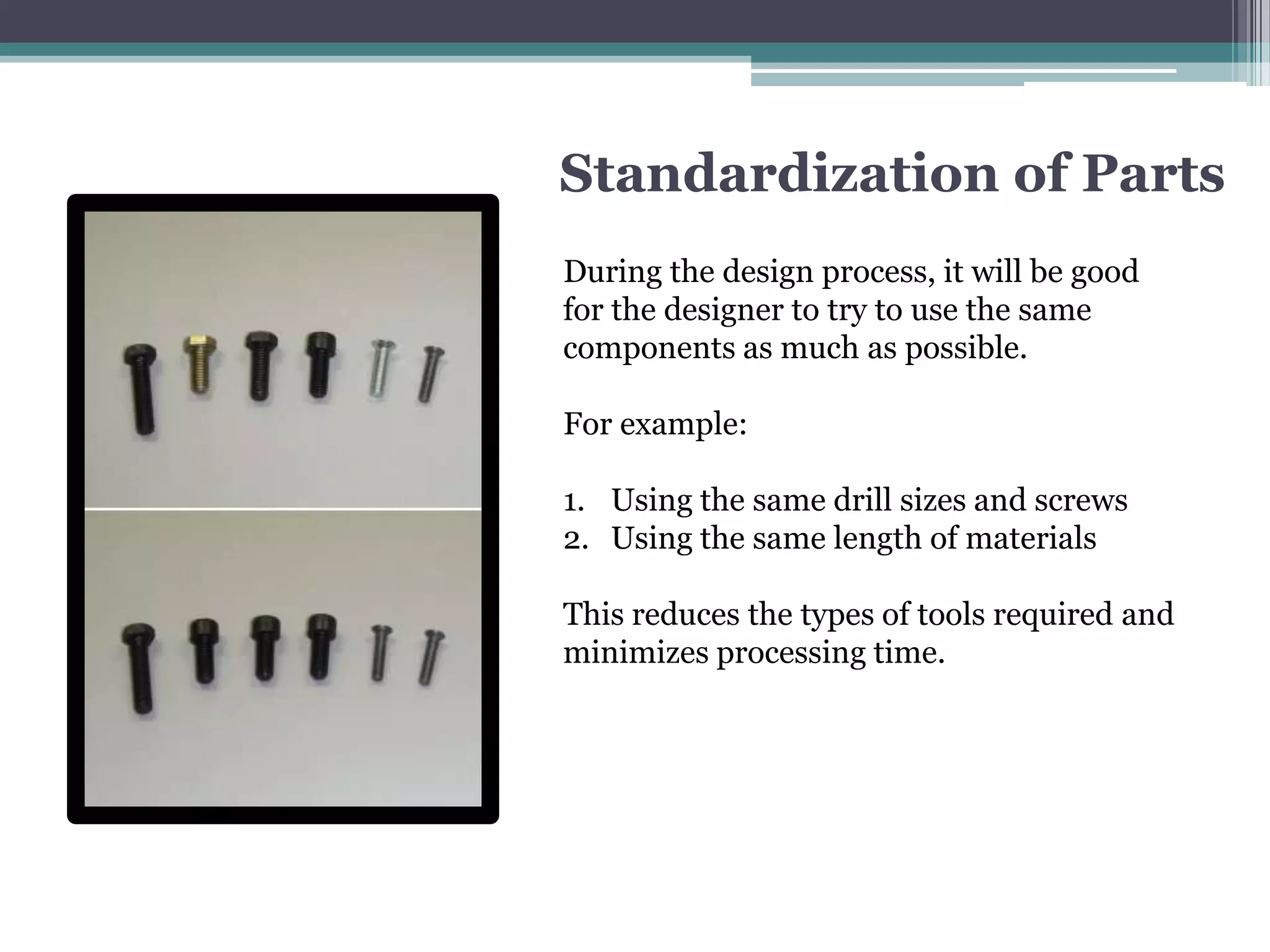 Chapter 5 basic design for manufacturing | PPTX