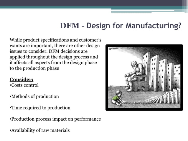 Chapter 5 basic design for manufacturing | PPTX | Mechanical and ...