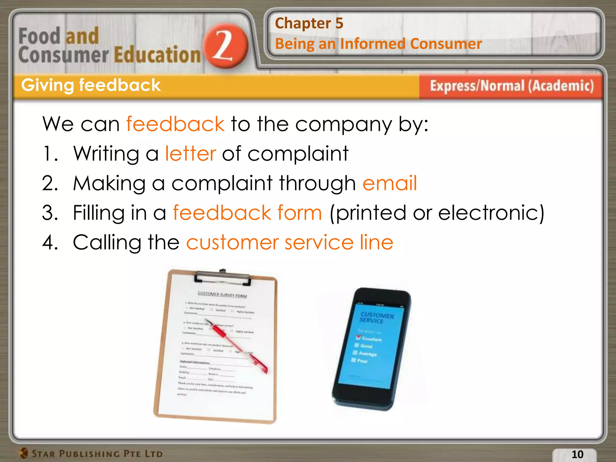 Chapter 5 Being an Informed Consumer | PPTX