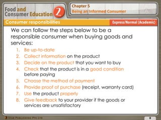 Chapter 5 Being an Informed Consumer | PPTX | Consumer Issues | Business