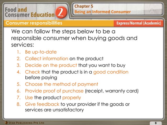 Chapter 5 Being an Informed Consumer | PPTX | Consumer Issues | Business