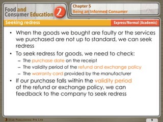 Chapter 5 Being an Informed Consumer | PPTX | Consumer Issues | Business
