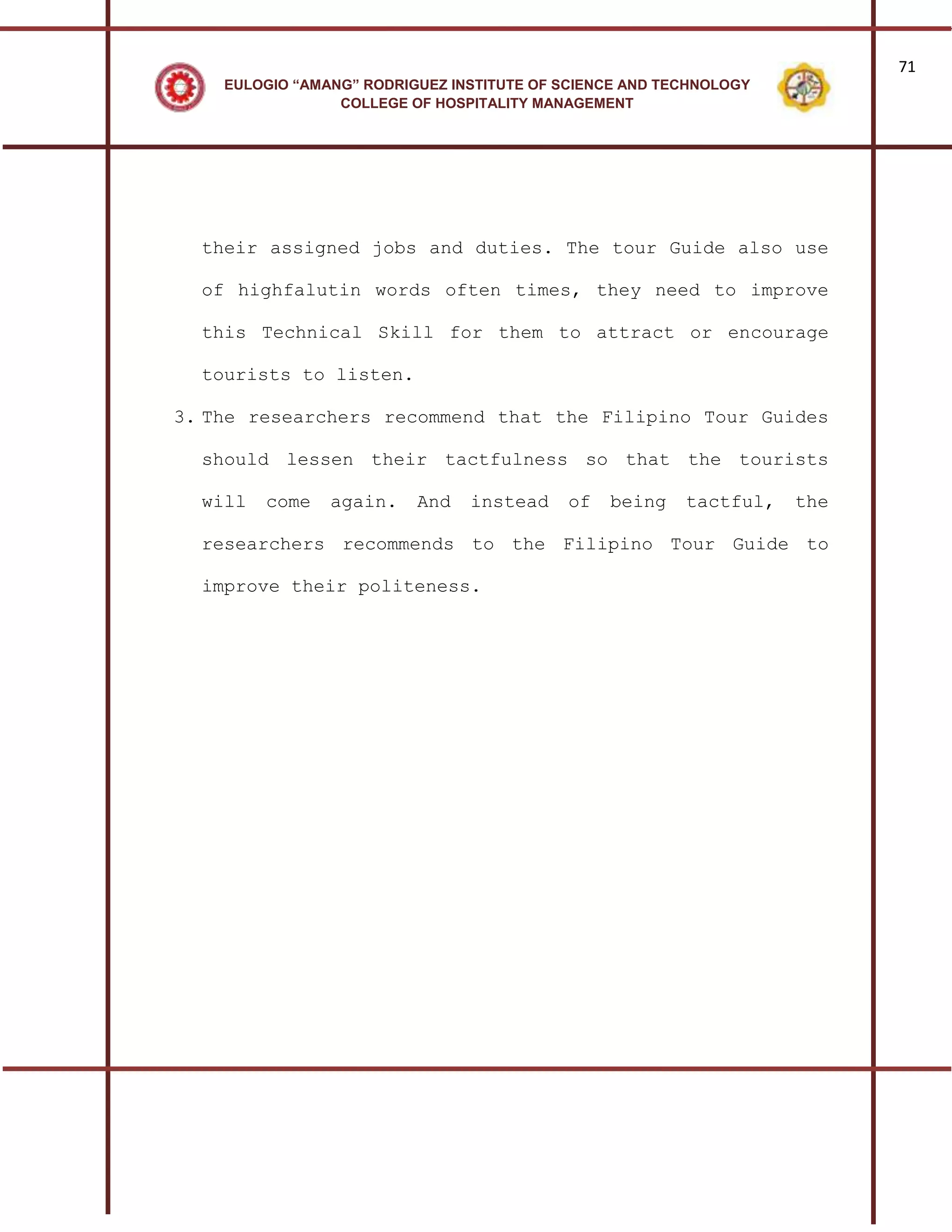 Chapter 5 SUMMARY OF FINDINGS, CONCLUSION AND RECCOMENDATION | DOCX