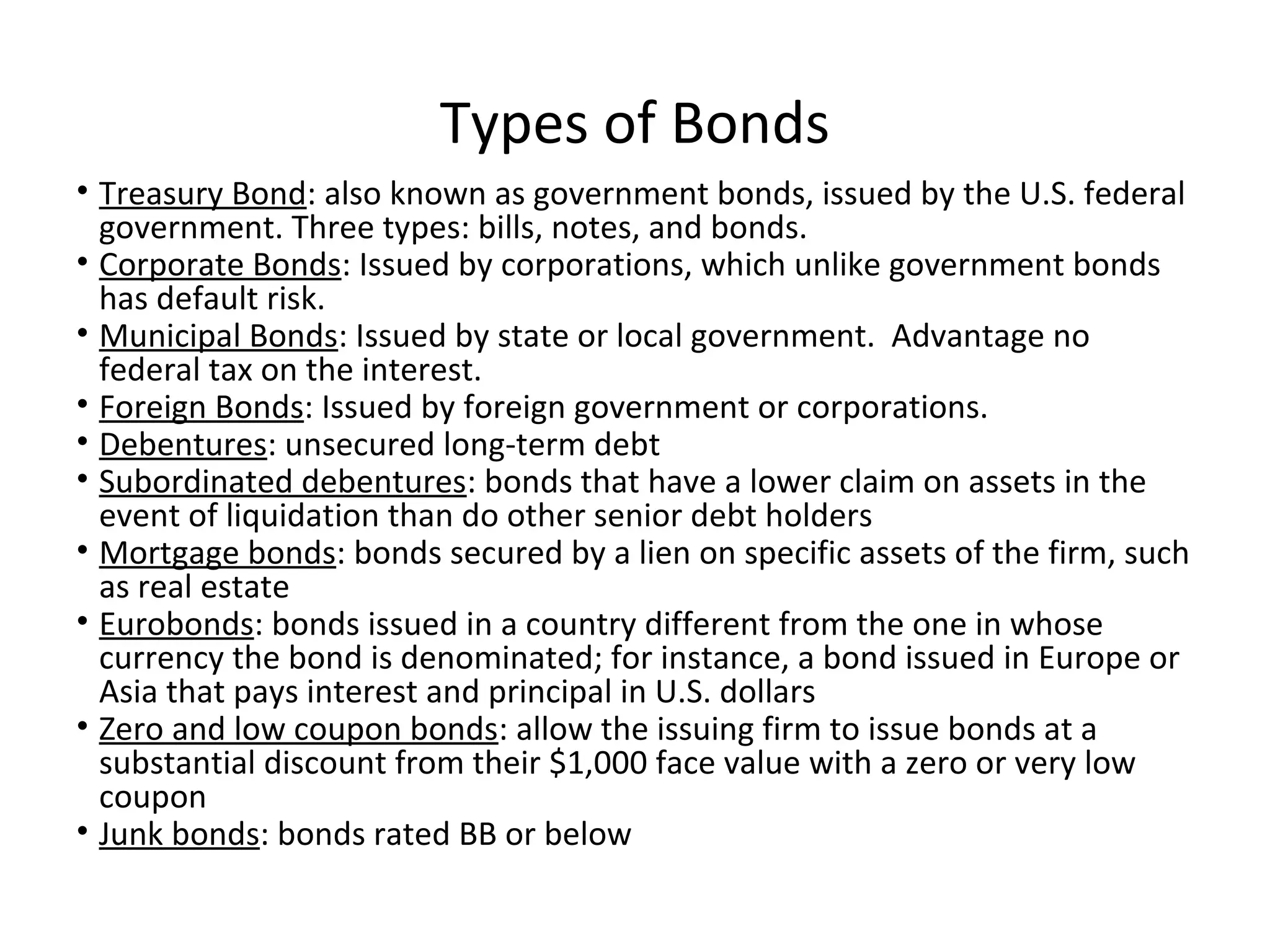 Chapter 5 Bond Valuation without Write-ups | PPT