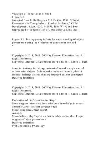 CHAPTER 5 BRIEF CHAPTER SUMMARYAccording to Piaget, by acting .docx