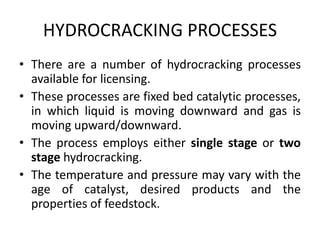 Chapter 5c -hydrocracking_i | PPTX