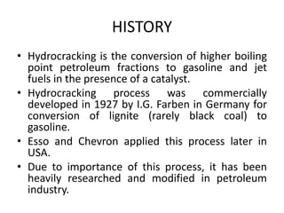 Chapter 5c -hydrocracking_i | PPT