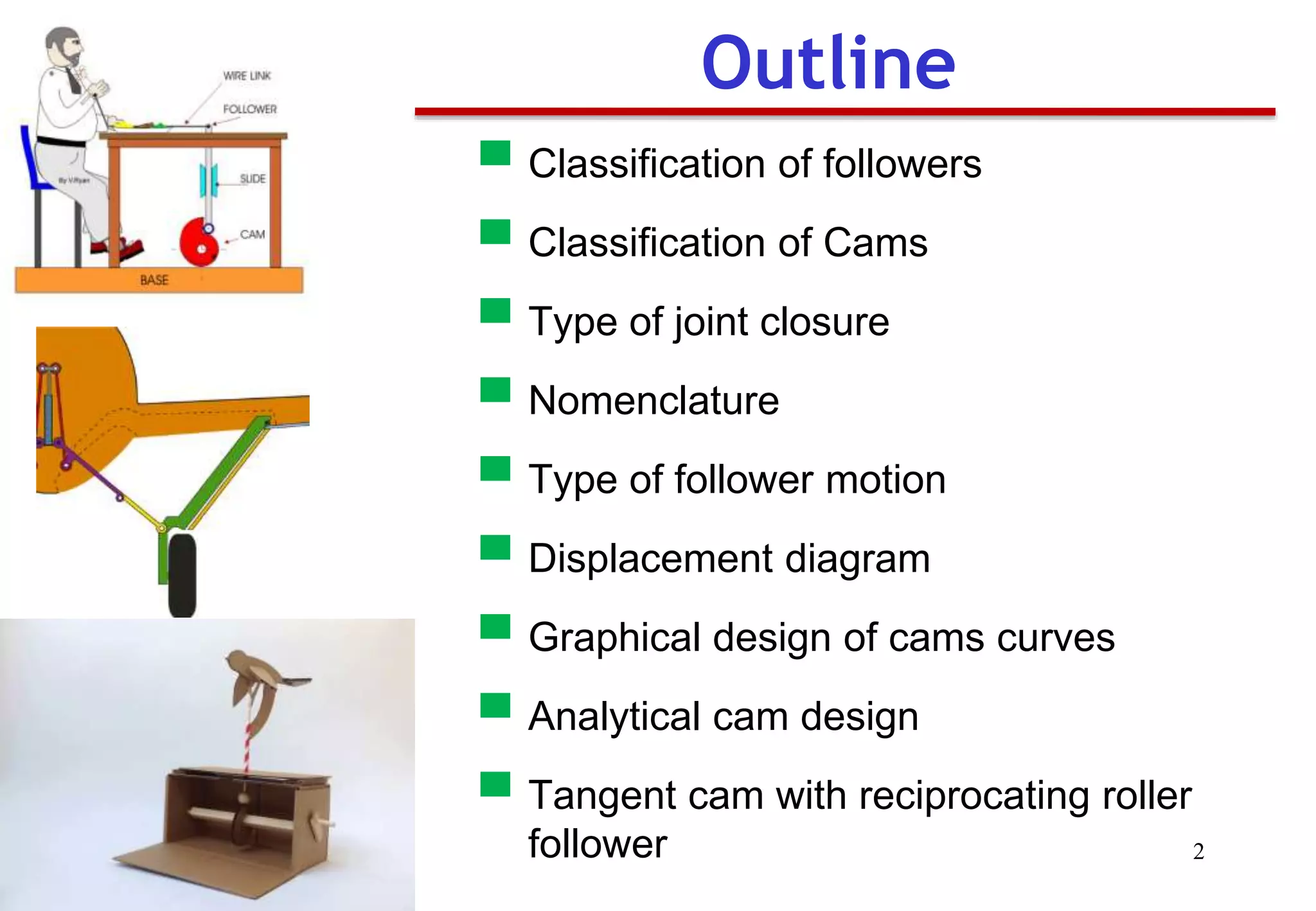 Chapter 5 cam mechanisms | PPTX