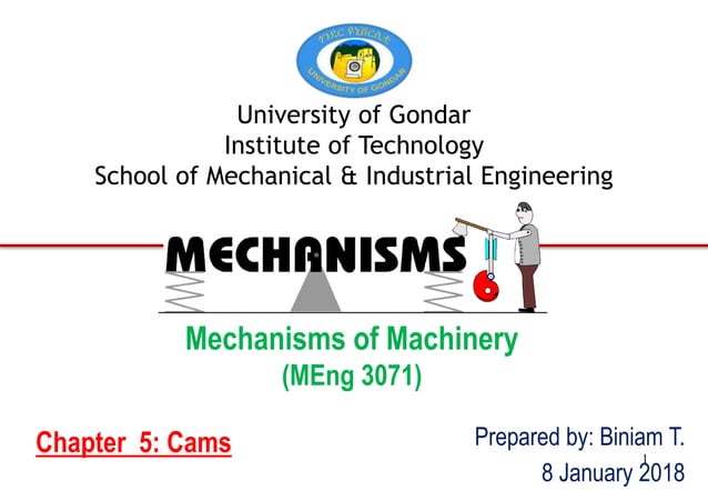 Chapter 5 cam mechanisms | PPTX