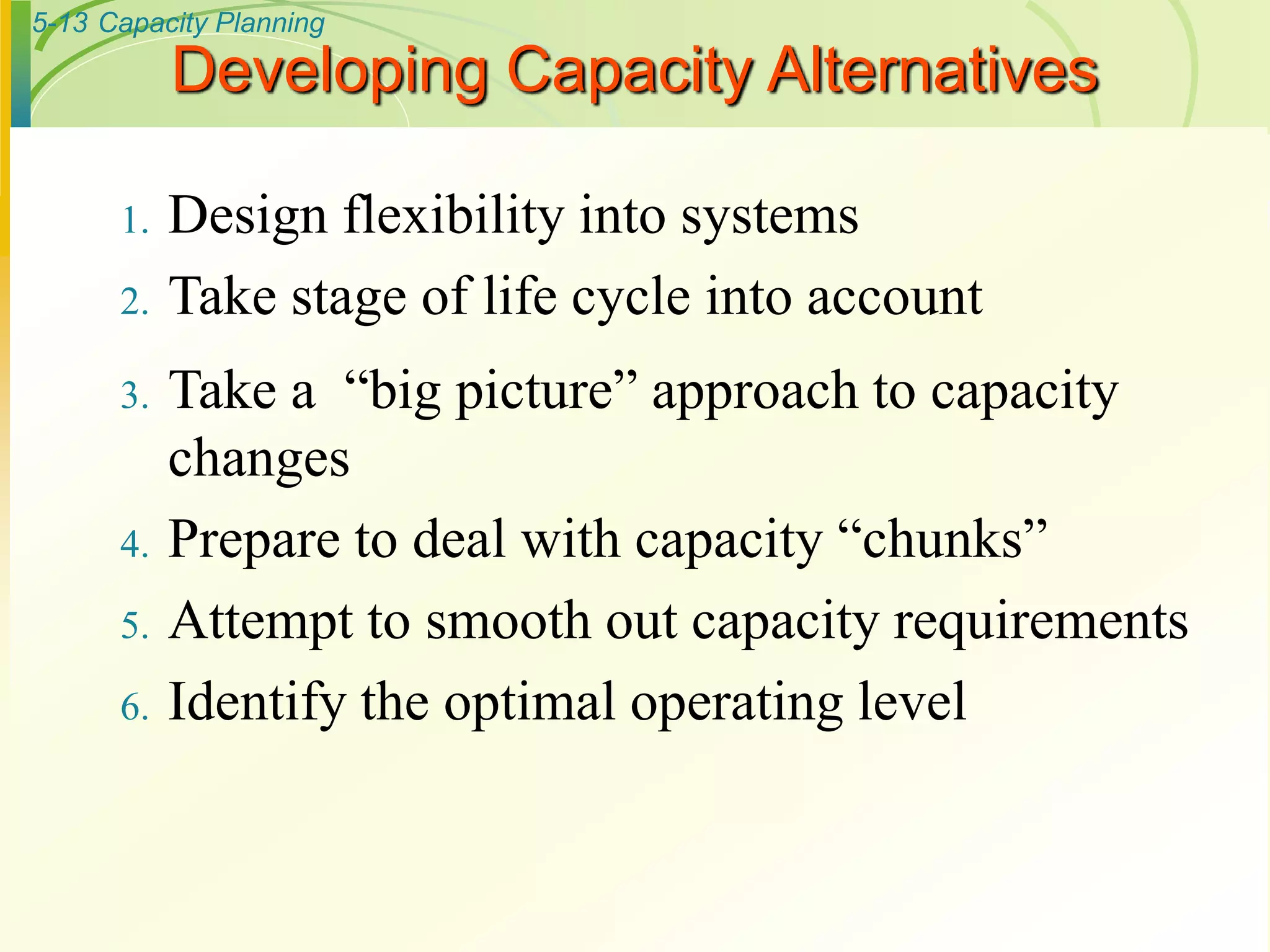 Chapter 5 Capacity Planning.ppt
