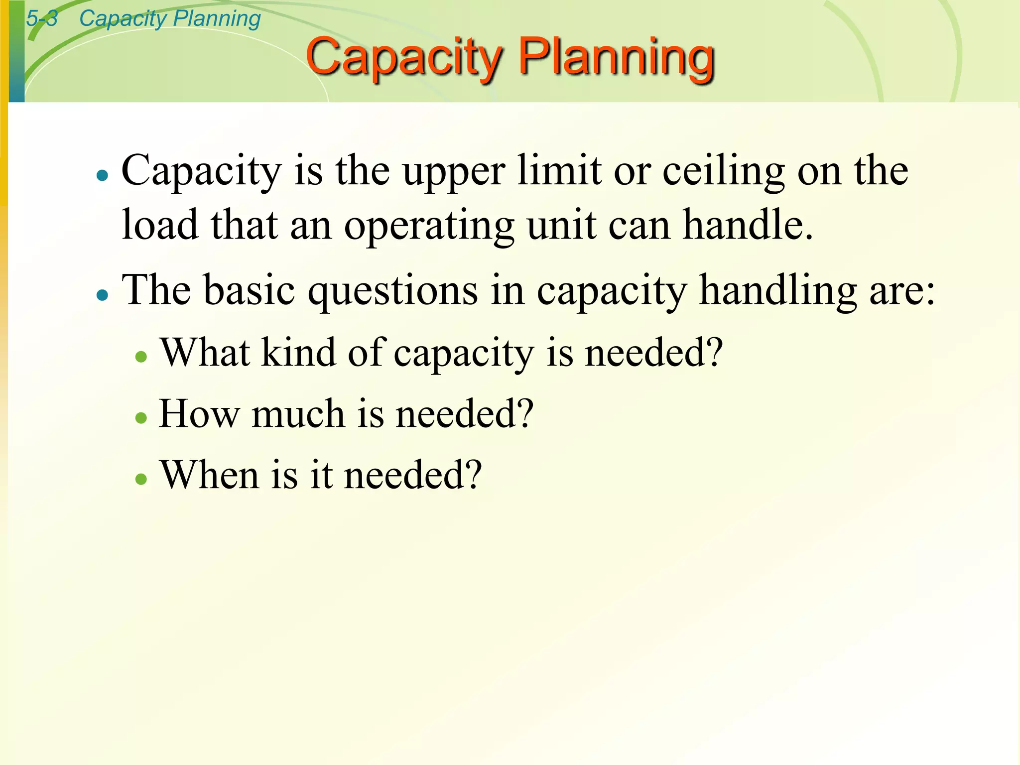Chapter 5 Capacity Planning.ppt