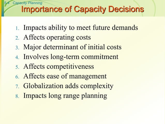 Chapter 5 Capacity Planning.ppt