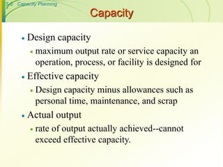 Chapter 5 Capacity Planning.ppt