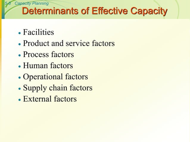 Chapter 5 Capacity Planning.ppt