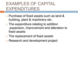 Chapter 5 capital budgeting | PPTX
