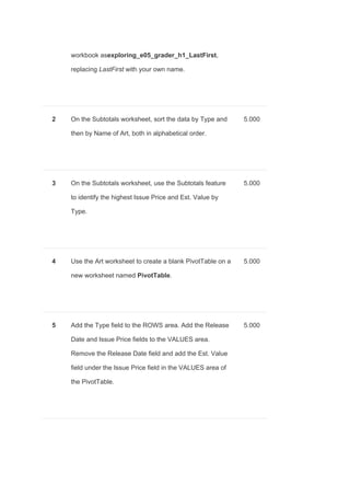 Chapter 5 Capstone Project (completed solution) | PDF