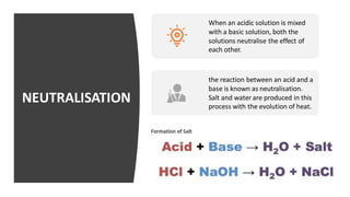 Chapter - 5, Acids, Bases and Salts, Science, Class 7 | PDF