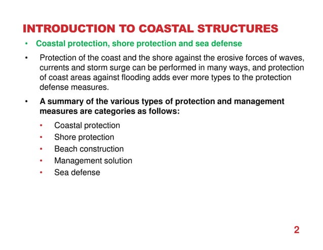 Chapter 5 coastal structures | PDF